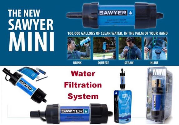SAWYER MINI FILTER – PERSONAL WATER FILTER KIT – EDC