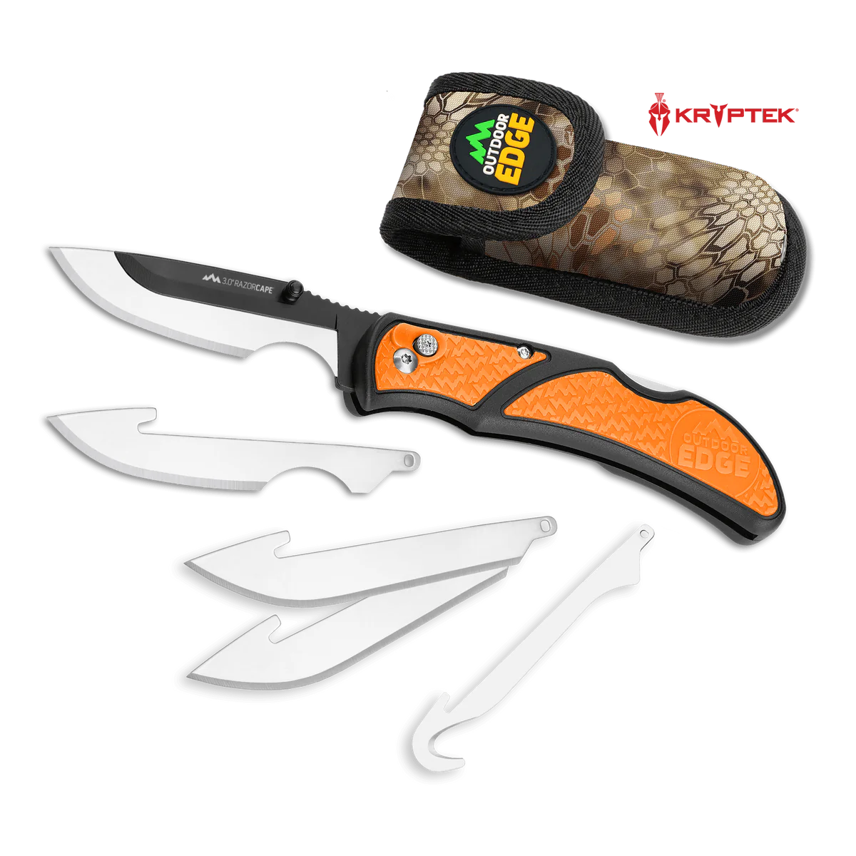 OUTDOOR EDGE RAZOR CAPE 3″ BLIST ORANGE – EDC