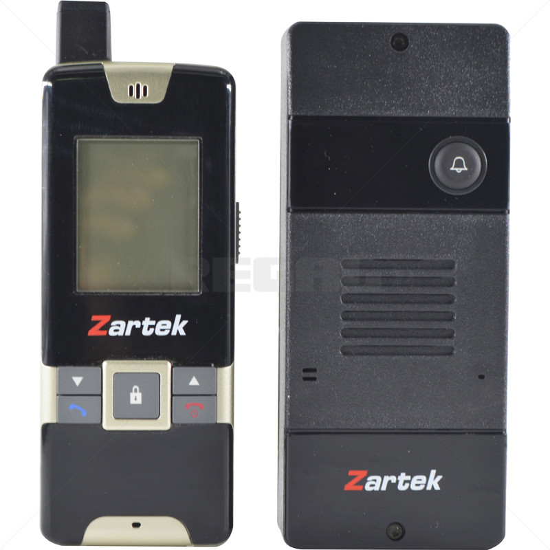 Zartek One button Digital Wireless Intercom kit, Gate station with ...