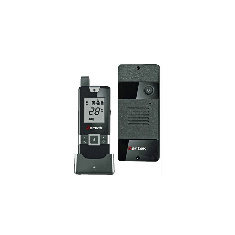 Zartek One button Digital Wireless Intercom kit, Gate station with ...