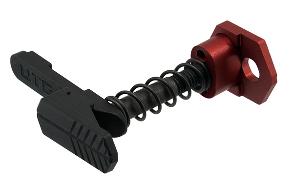 UTG AR15 AMBI EXTENDED MAG RELEASE RED – EDC